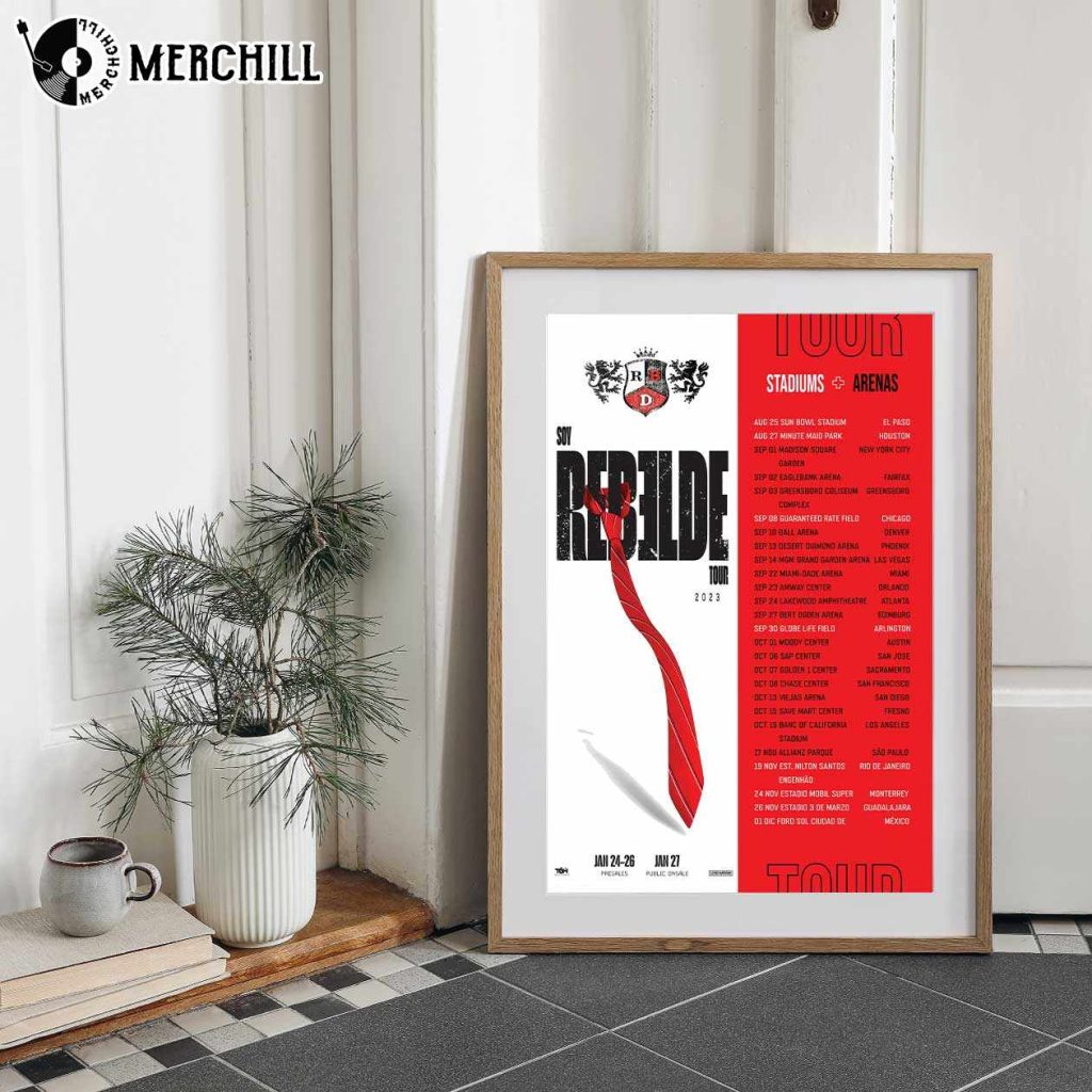 Soy Rbd Rebelde Tour 2023 Poster Rebelde Fans Gift - Happy Place for ...