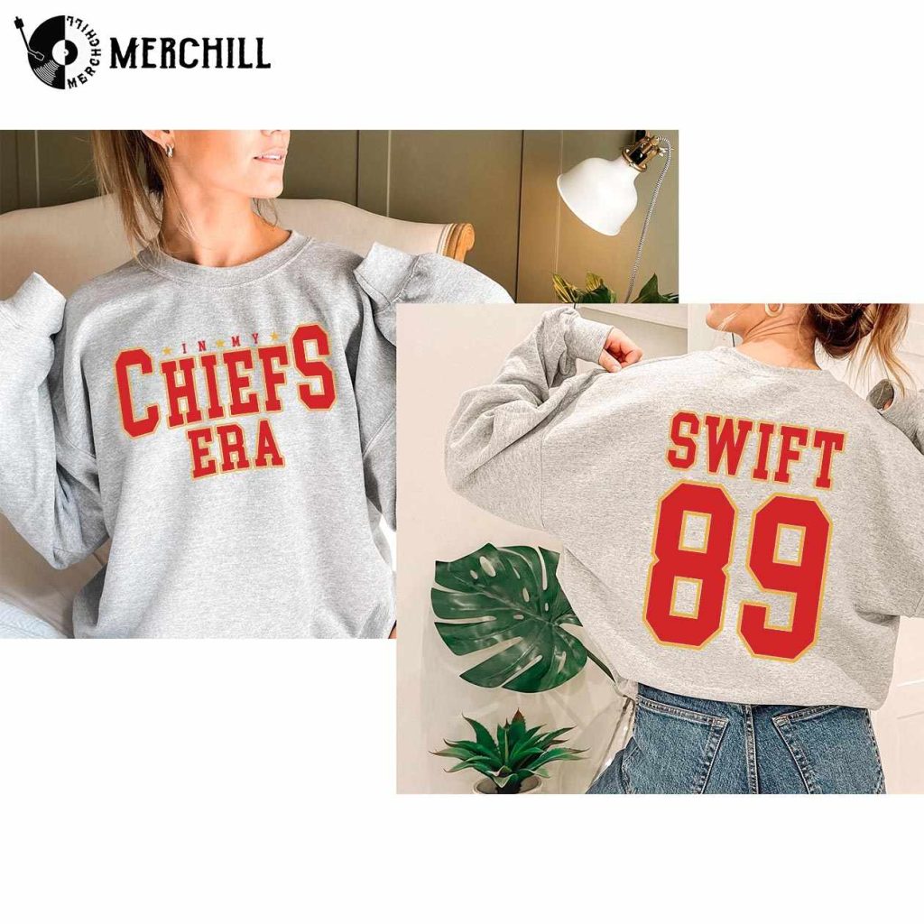 Taylor Swift Chiefs Jersey Sweatshirt Travis Kelce and Taylor Swift ...