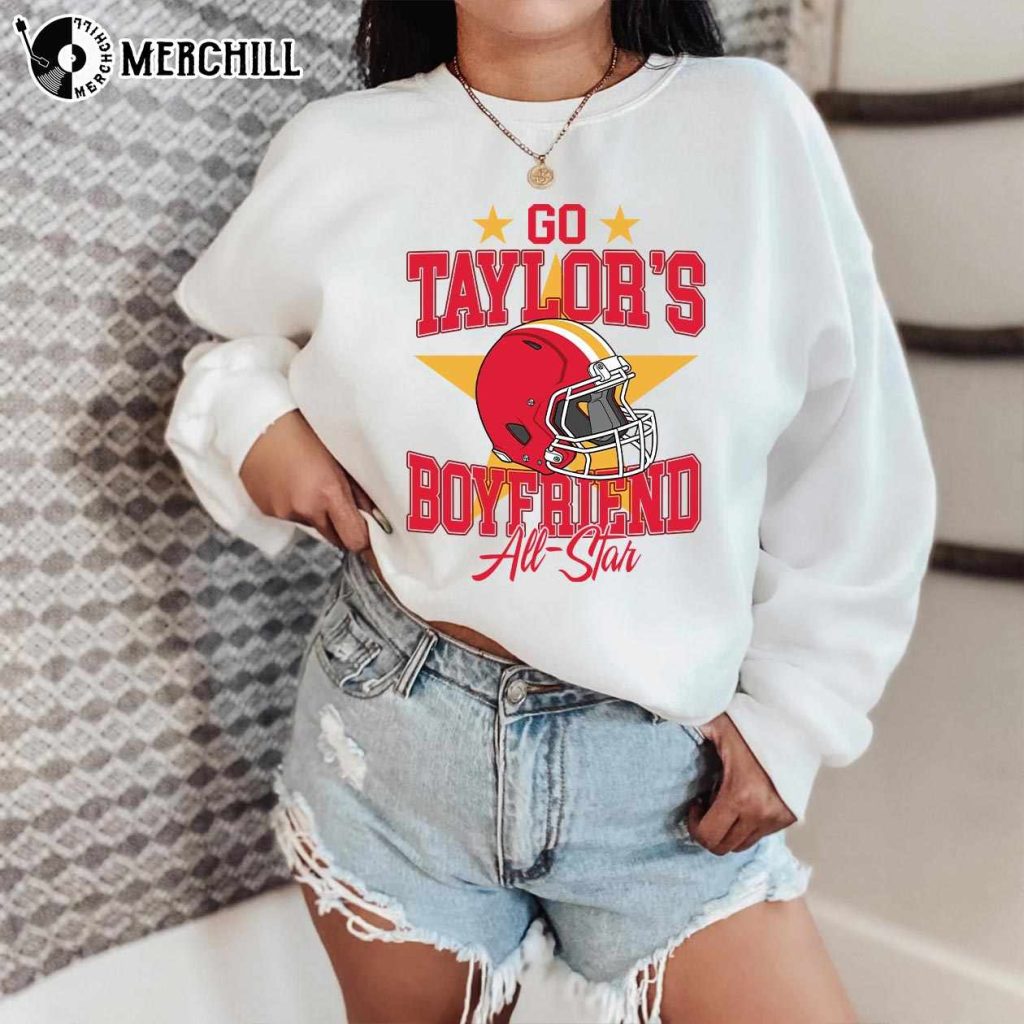 Go Taylor's Boyfriend Shirt Gift for Swiftie - Happy Place for Music Lovers