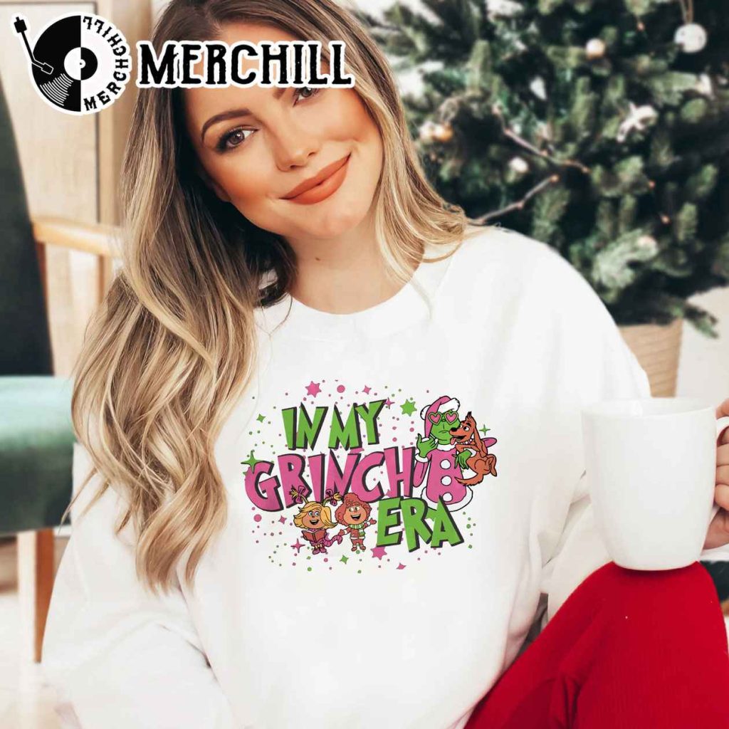 In My Grinch Era Shirt Grinch Christmas Sweatshirt - Happy Place for ...