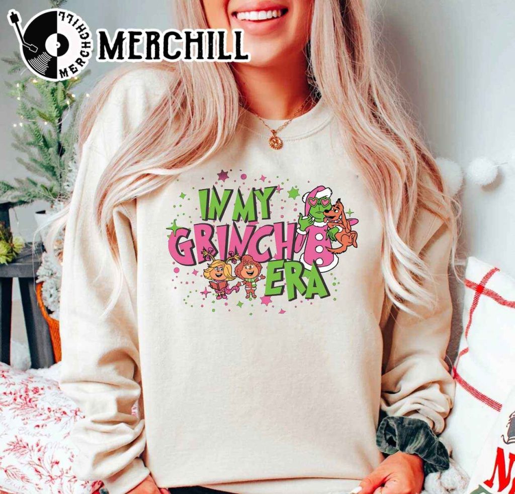 In My Grinch Era Shirt Grinch Christmas Sweatshirt - Happy Place for ...