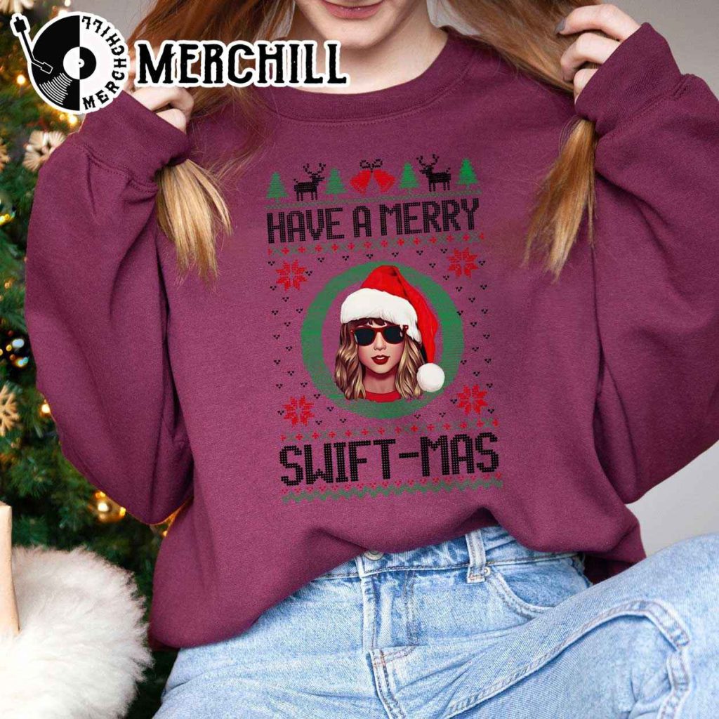 Have a Merry Swiftmas Eras Concert Merch - Happy Place for Music Lovers