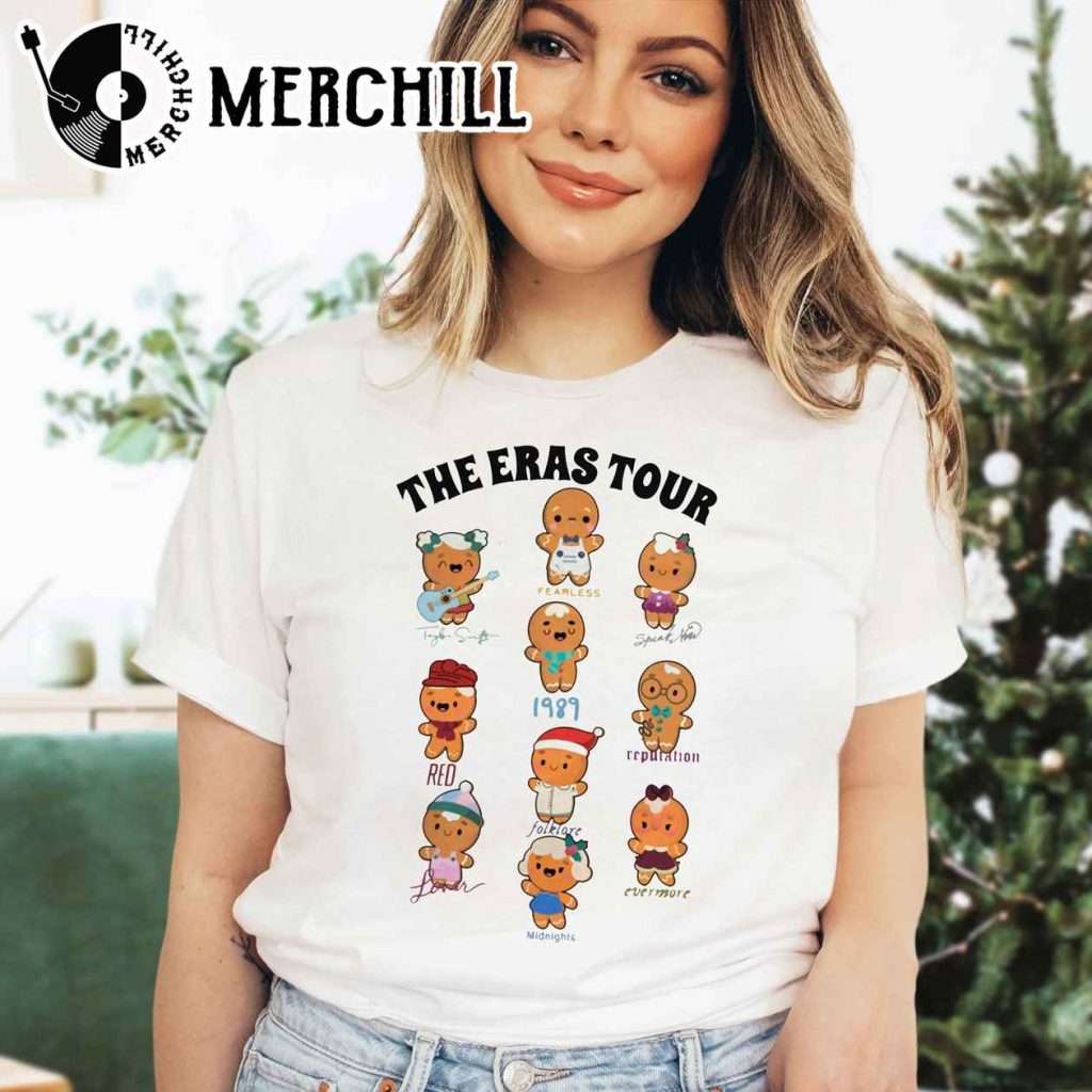 The Eras Tour Gingerbread Shirt Taylor Swift Fan Gift - Happy Place for ...