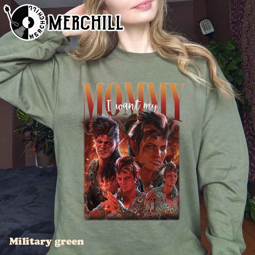 Karlach Baldur's Gate I Want My Mommy Shirt Baldurs Gate Bulders ...