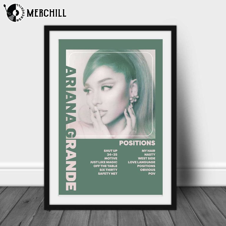 Ariana Grande Positions Album Cover Poster Gift For Music Lovers ...