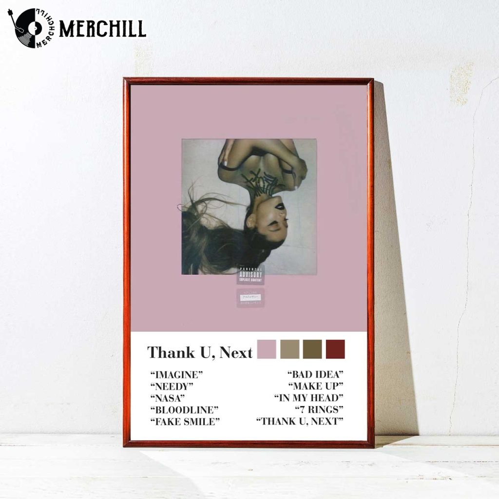 Ariana Grande Thank U Next Album Cover Poster Gift For Music Lovers ...