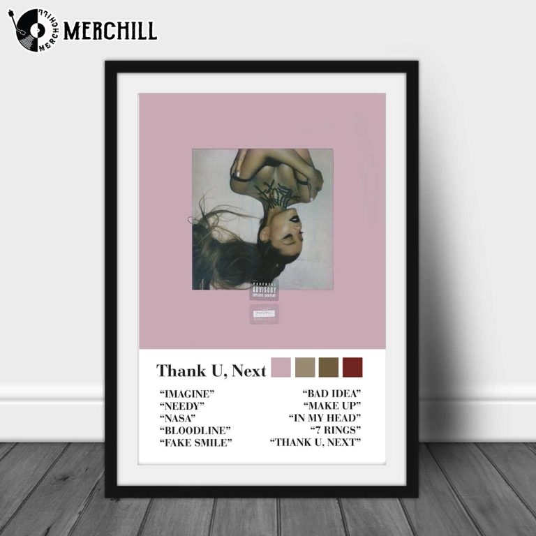 Ariana Grande Thank U Next Album Cover Poster Gift For Music Lovers ...