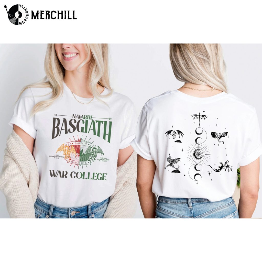 Basgiath War College Tee Rebecca Yarros Gift for Book Lovers - Happy ...