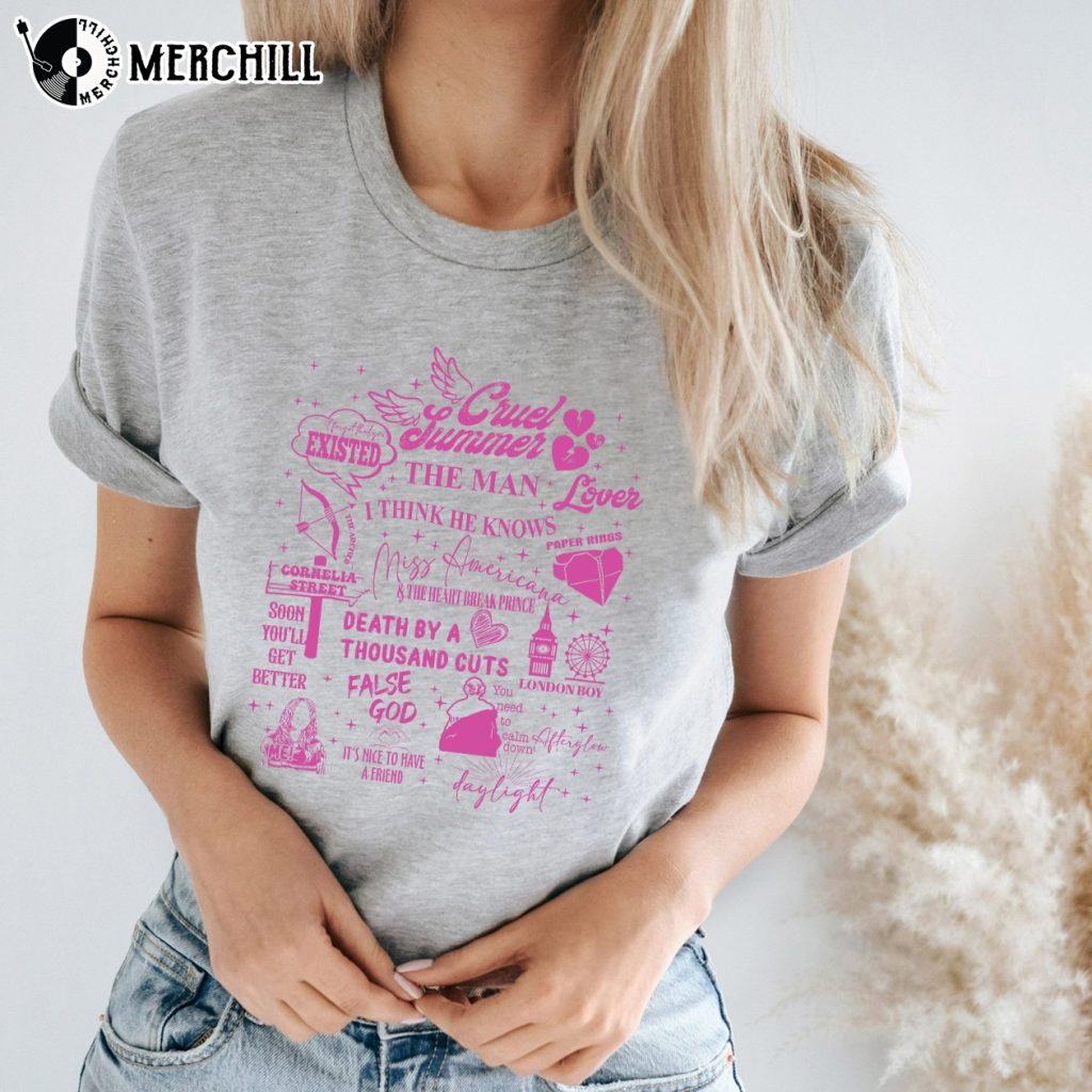 Cruel Summer Shirt Eras Tour Swiftie Merch - Happy Place for Music Lovers