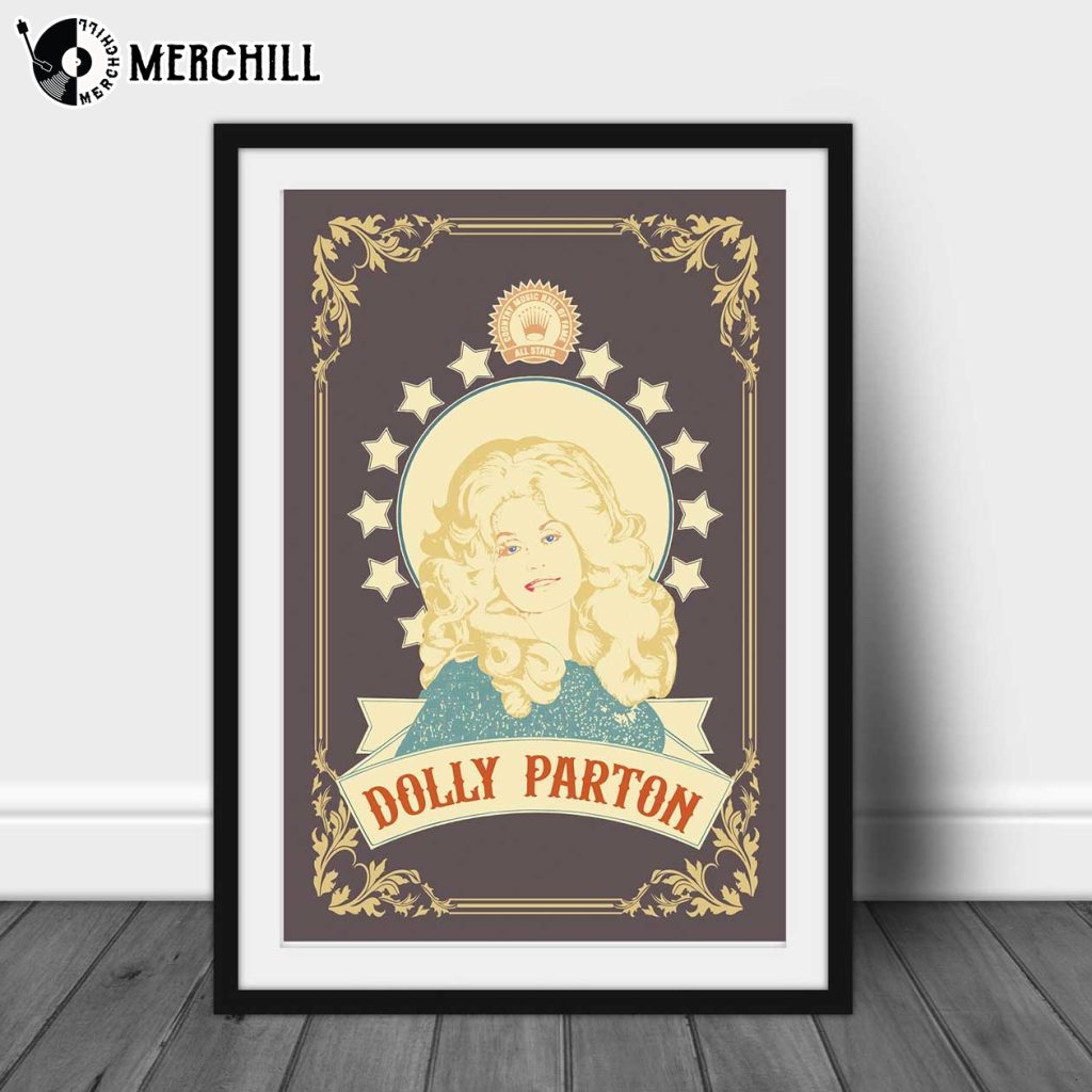 Dolly Parton Vintage Poster Dolly Nashville Gift - Happy Place for ...