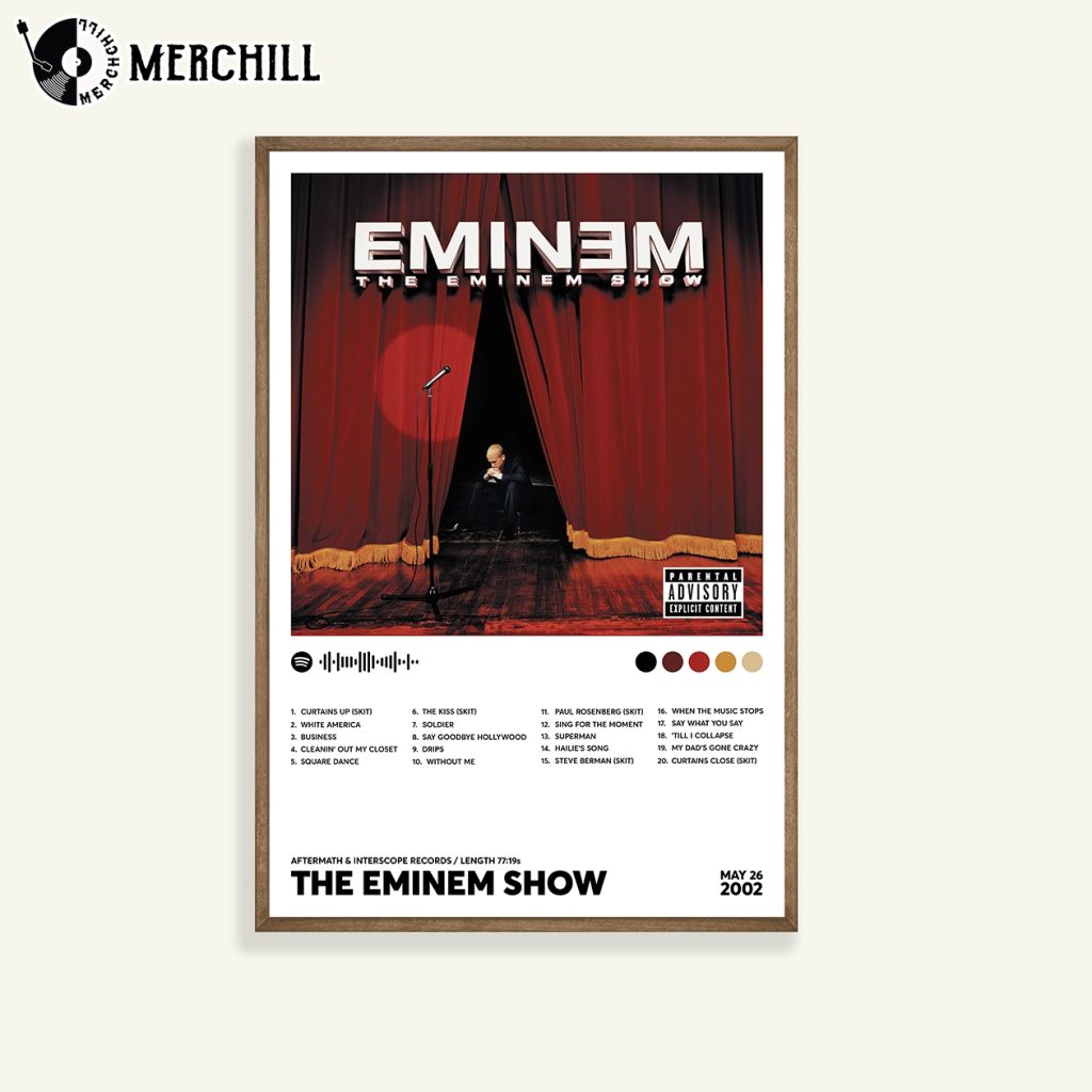 Eminem Album Cover Poster The Eminem Show - Happy Place for Music Lovers