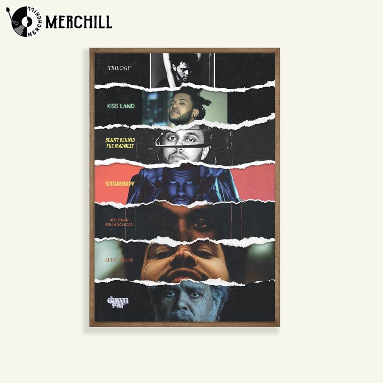 The Weeknd Album Covers Poster Aesthetic Print - Happy Place for Music ...