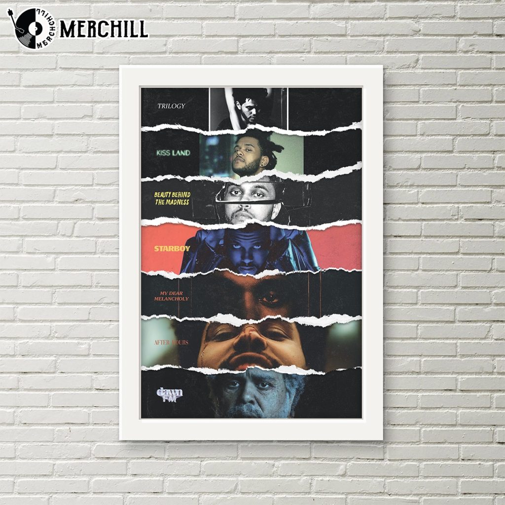 The Weeknd Album Covers Poster Aesthetic Print - Happy Place for Music ...
