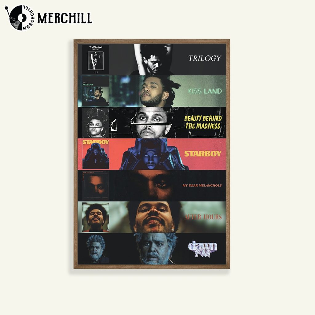 The Weeknd All Album Covers Poster Star Boy Dawn FM After Hours - Happy ...