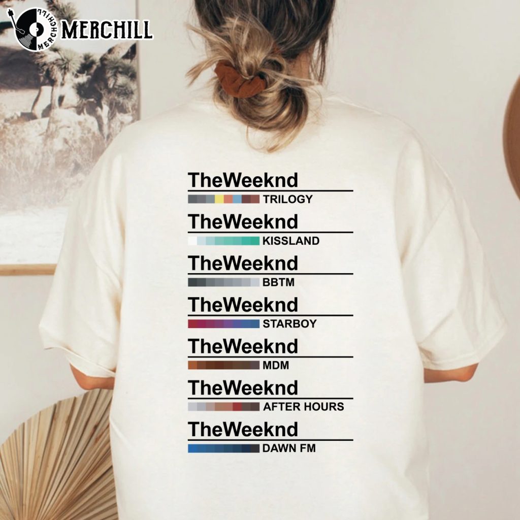 The Weeknd All Albums Shirt Starboy After Hours Album - Happy Place for ...