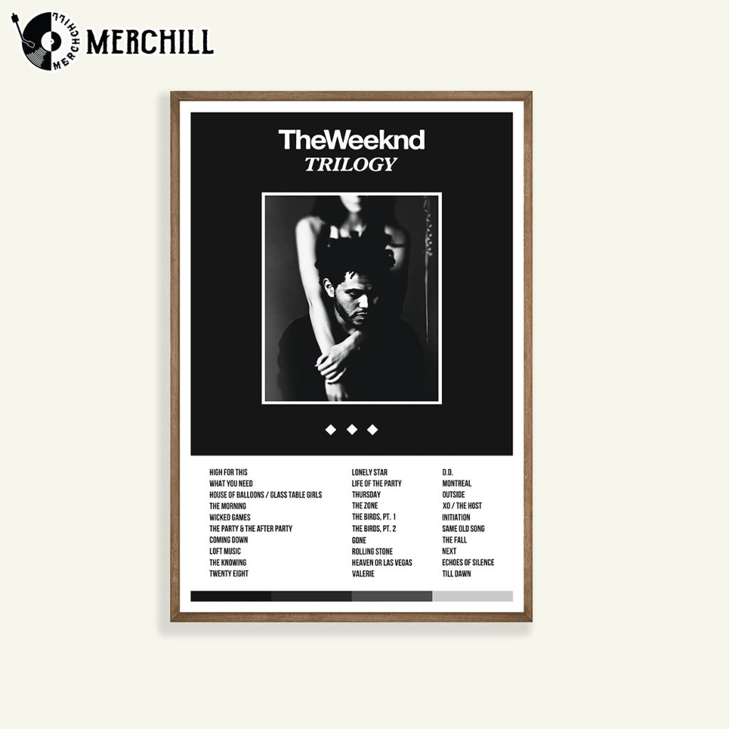 The Weeknd Trilogy Poster Album Cover Print - Happy Place for Music Lovers