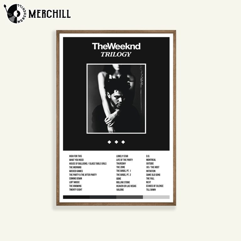 The Weeknd Trilogy Poster Album Cover Print - Happy Place for Music Lovers