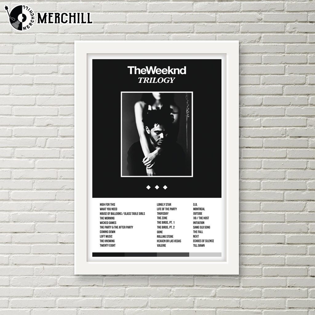 The Weeknd Trilogy Poster Album Cover Print - Happy Place for Music Lovers