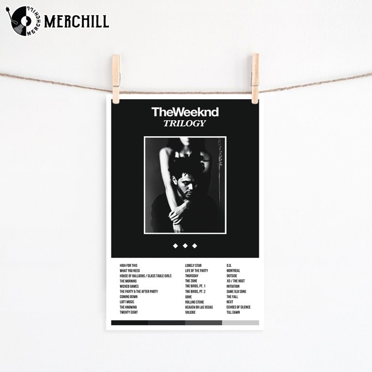 The Weeknd Trilogy Poster Album Cover Print - Happy Place for Music Lovers