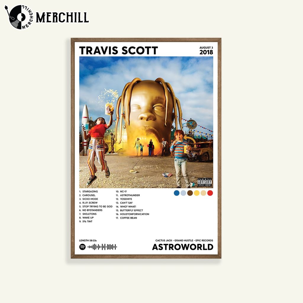 Astroworld Album Travis Scott Poster - Happy Place for Music Lovers