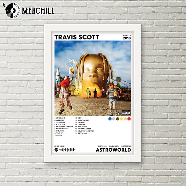 Astroworld Album Travis Scott Poster - Happy Place for Music Lovers