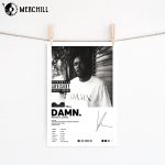 Damn Album Poster Kendrick Lamar Print - Happy Place for Music Lovers