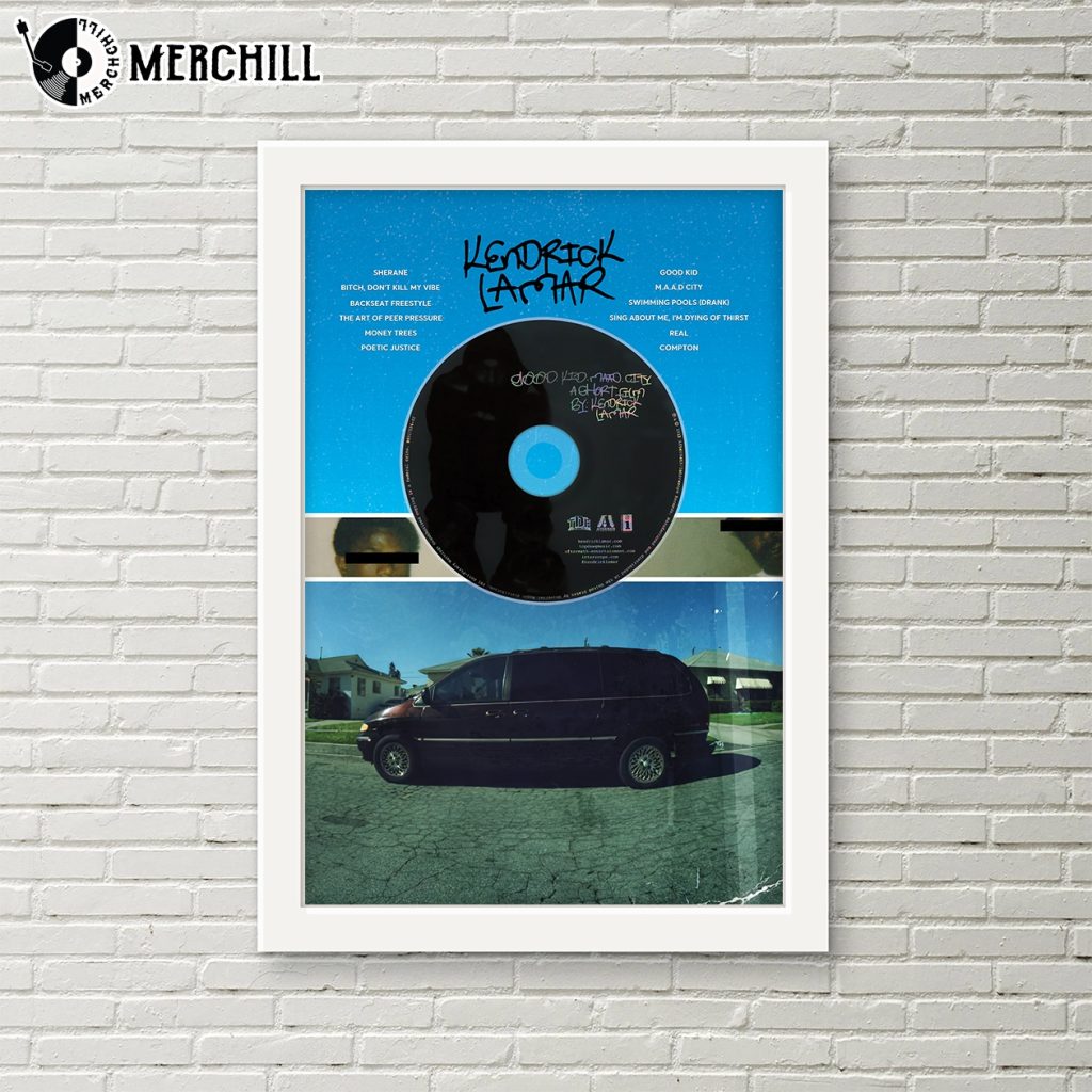 Good Kid M.A.A.D City Album Kendrick Lamar Poster - Happy Place for ...