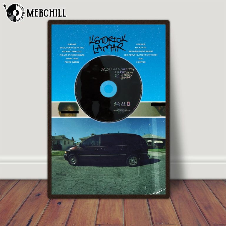 Good Kid M.A.A.D City Album Kendrick Lamar Poster - Happy Place for ...