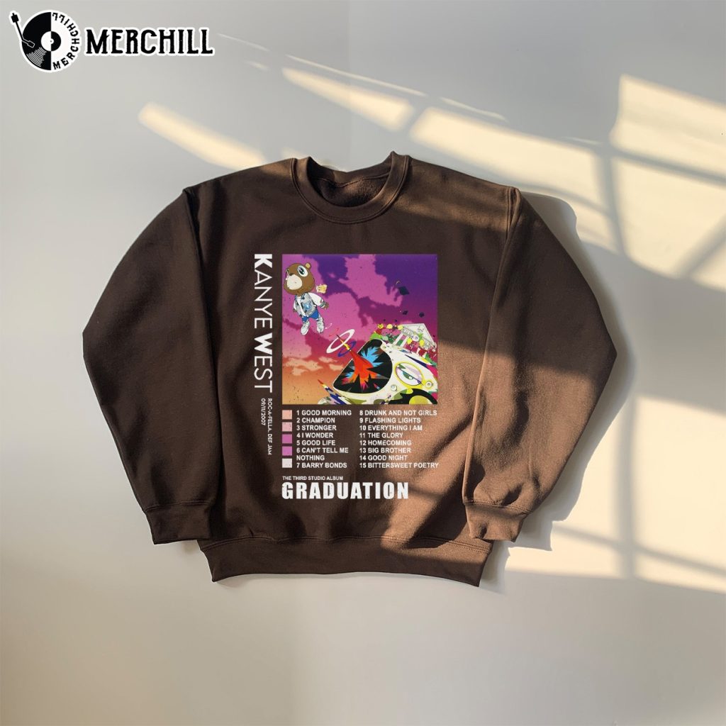 Graduation Album Graphic Tshirt Kanye West Tour Shirt - Happy Place for ...