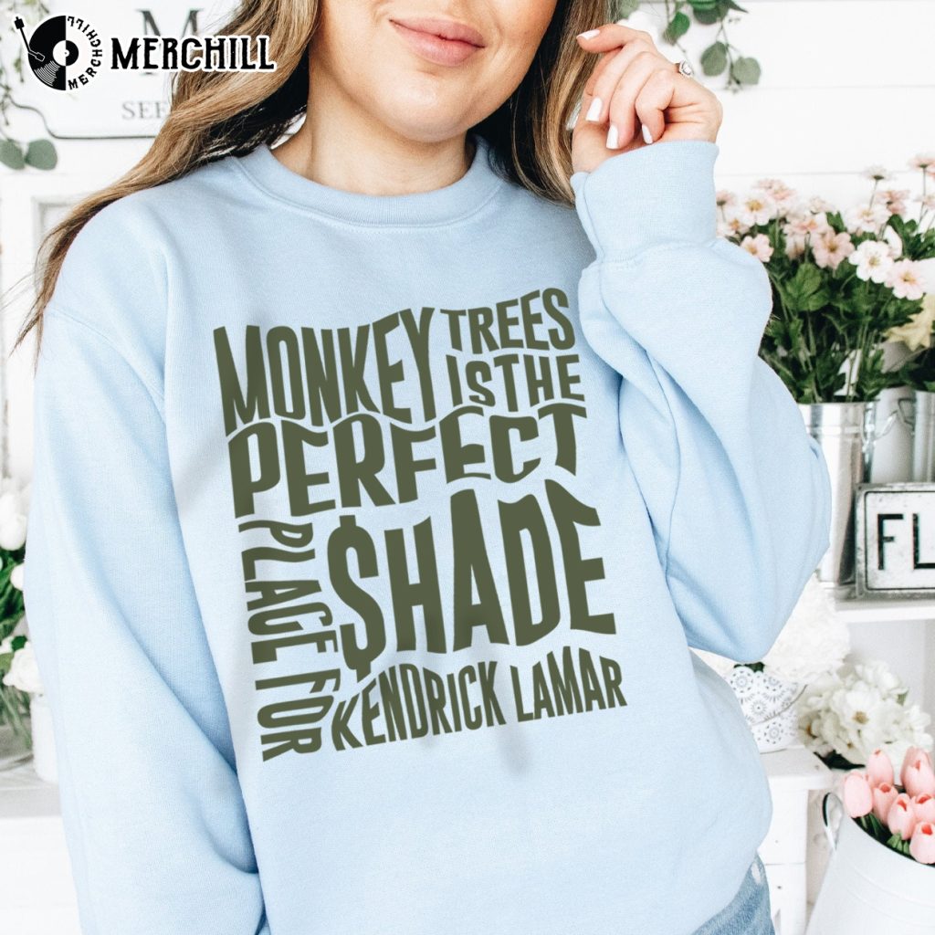 Kendrick Lamar Monkey Trees Graphic Tee - Happy Place for Music Lovers