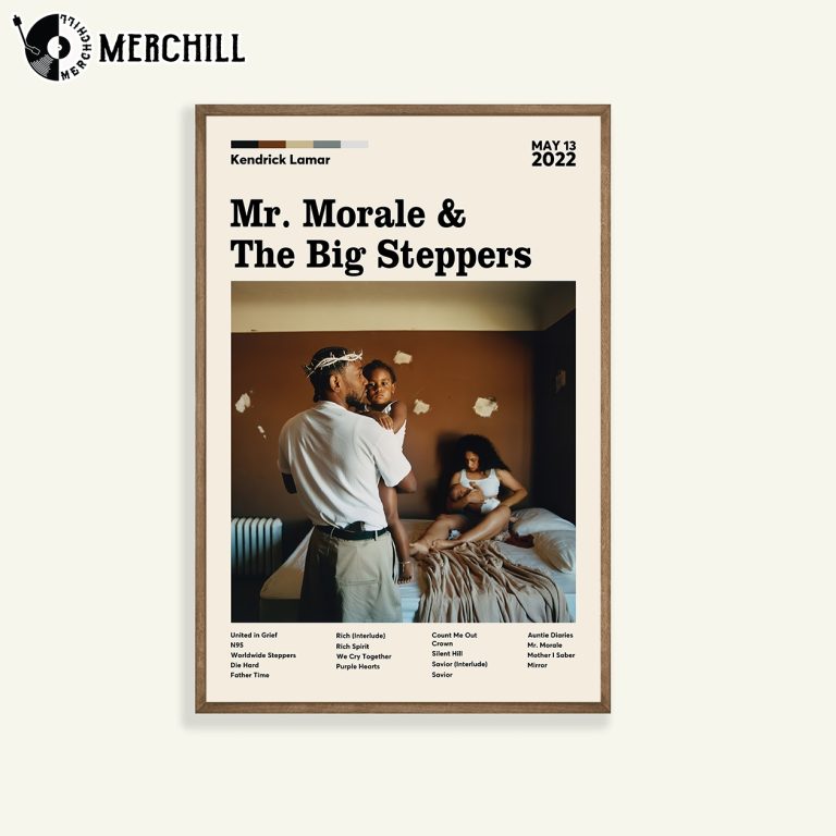 Mr. Morale & The Big Steppers Album Cover Poster Kendrick Lamar Print ...