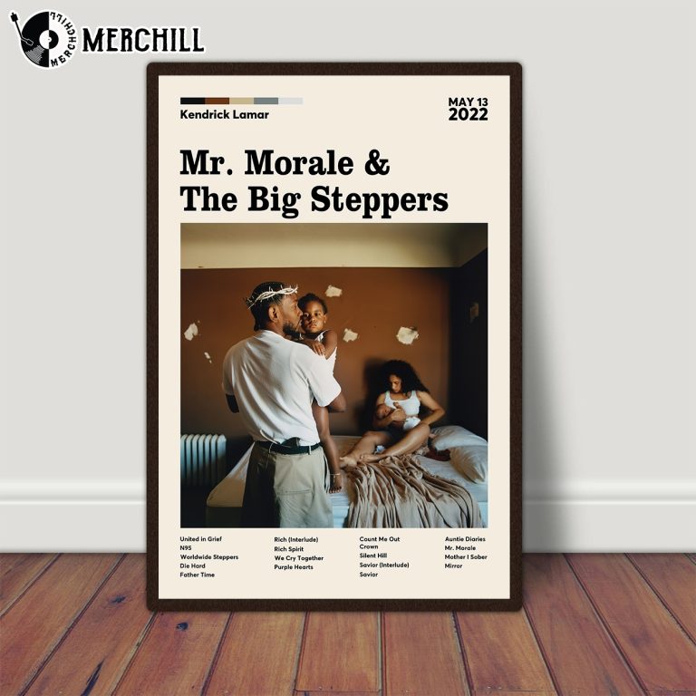 Mr. Morale & The Big Steppers Album Cover Poster Kendrick Lamar Print ...