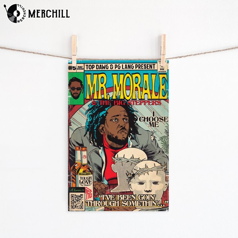 Mr. Morale & The Big Steppers Album Poster Kendrick Lamar Print - Happy ...