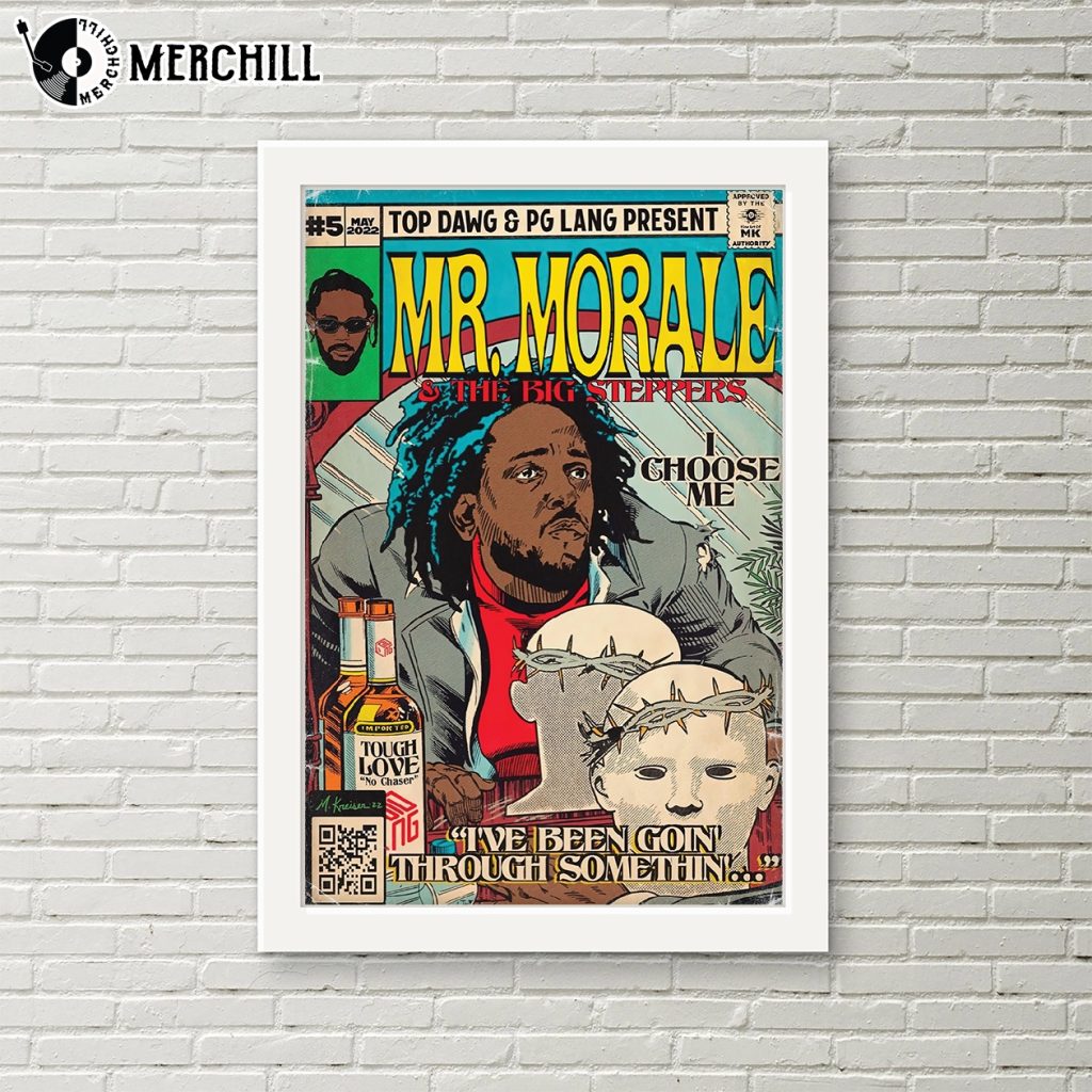 Mr. Morale & The Big Steppers Album Poster Kendrick Lamar Print - Happy ...