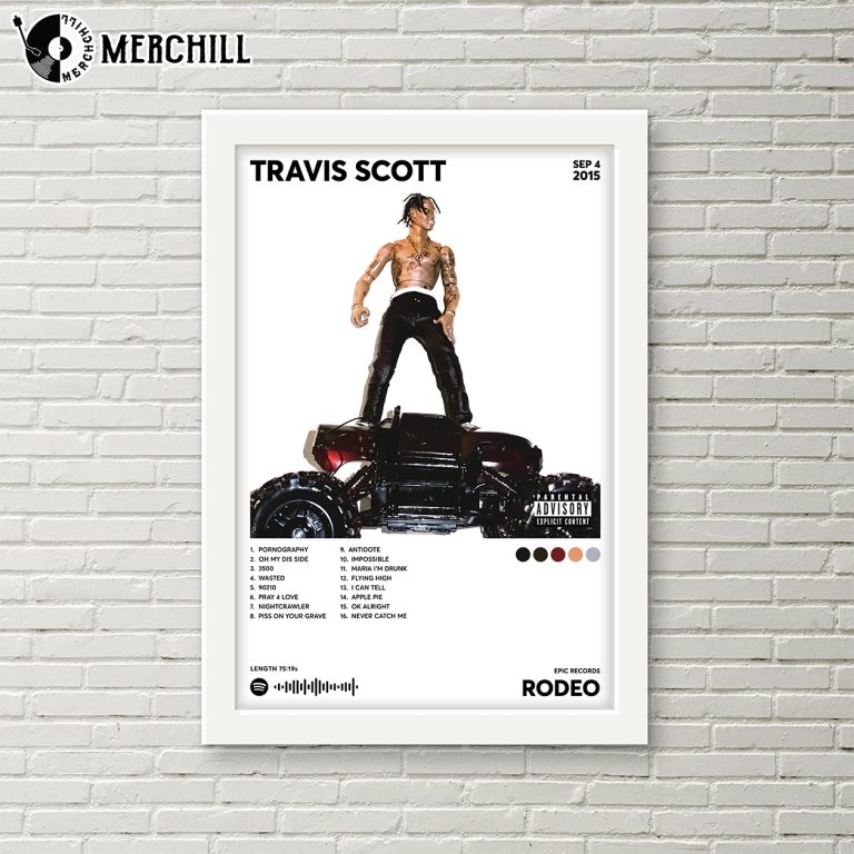 Travis Scott Rodeo Album Poster Hip Hop Album Cover - Happy Place for ...