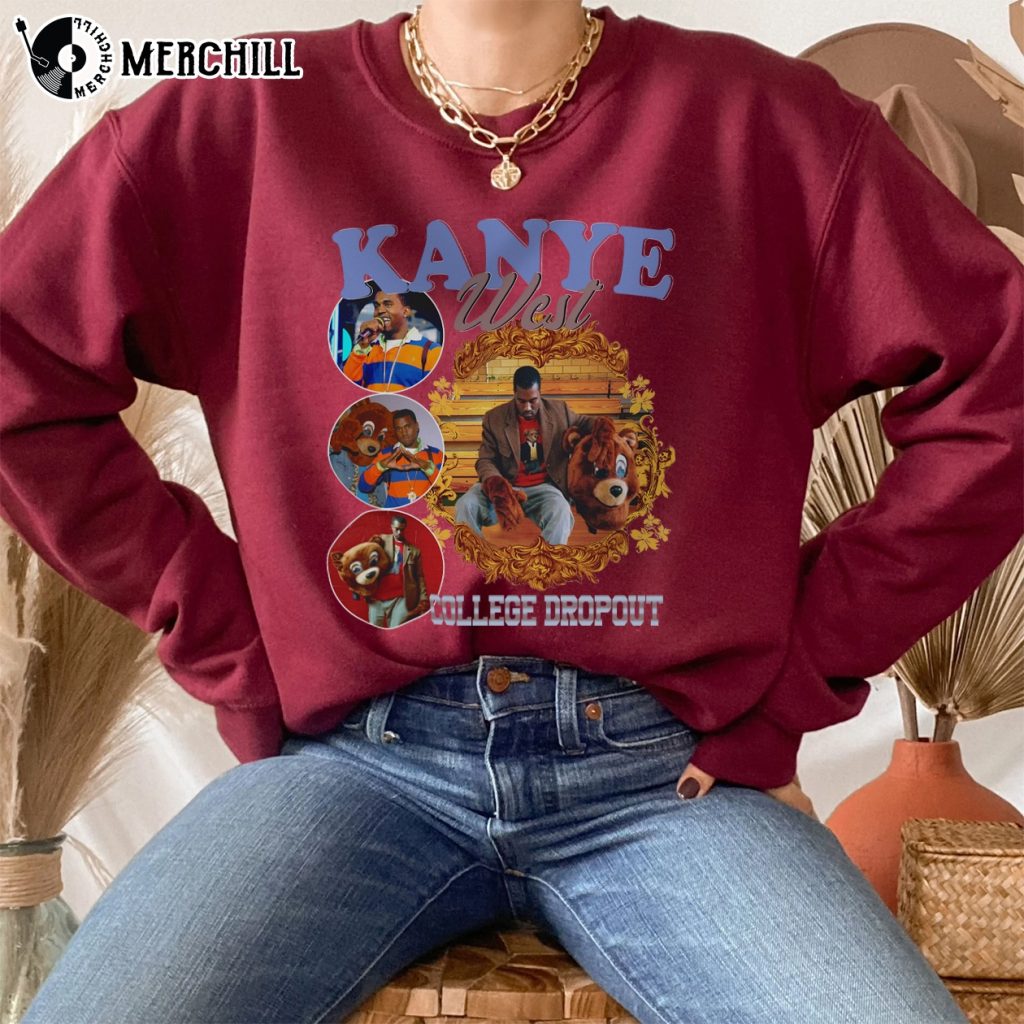 Vintage Kanye West College Dropout Tee West Tour - Happy Place for ...