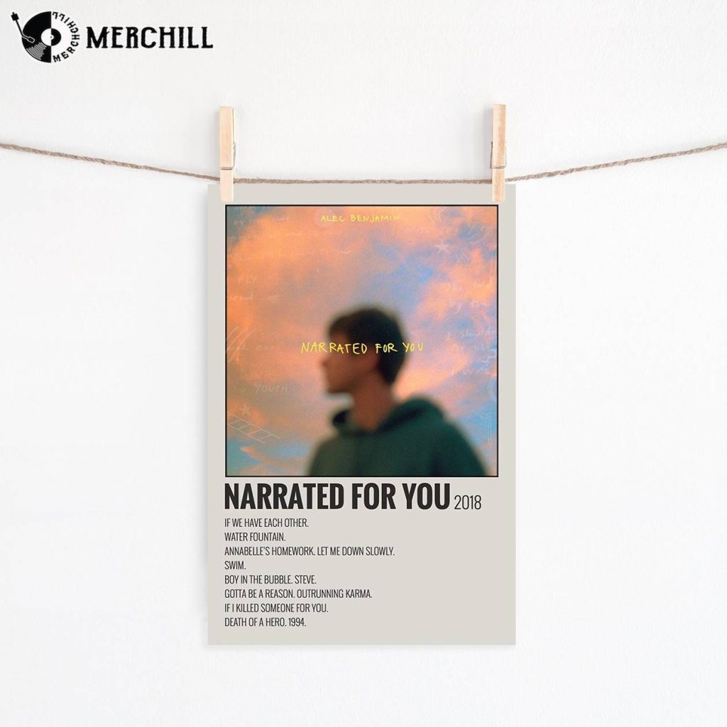 Alec Benjamin Poster Print Narrated For You Poster - Happy Place for ...