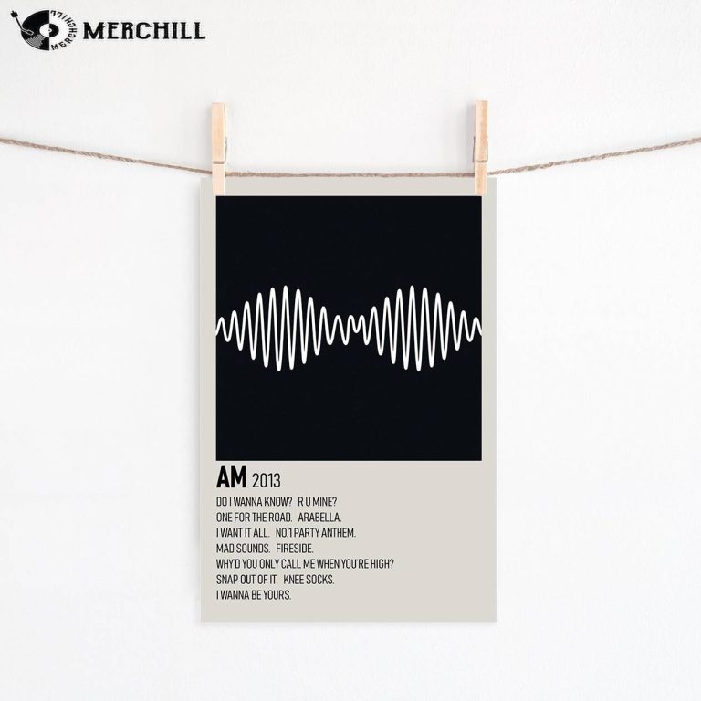 Arctic Monkeys Poster AM Album Cover - Happy Place for Music Lovers
