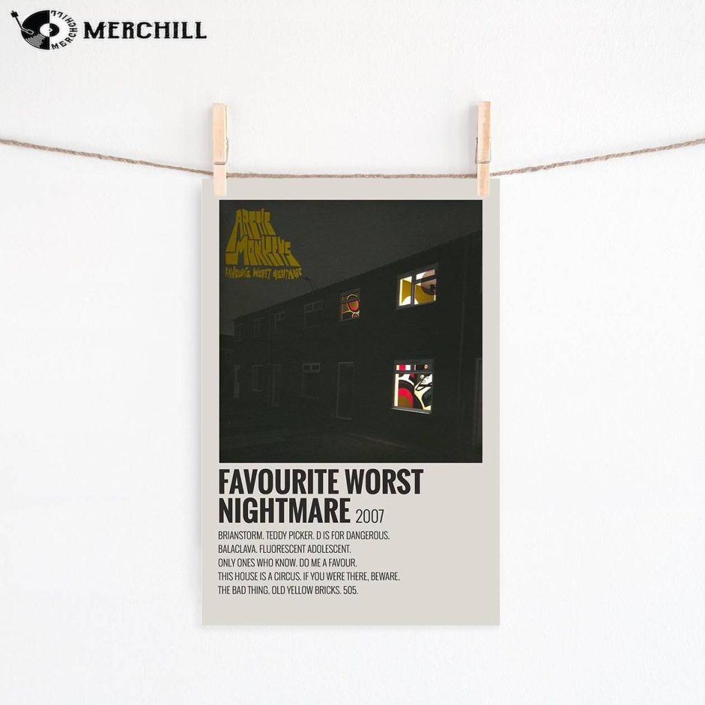 Arctic Monkeys Poster Favourite Worst Nightmare Album Cover - Happy ...