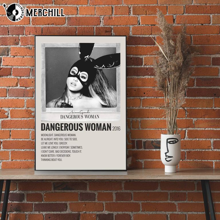Ariana Grande Poster Dangerous Woman Album Cover