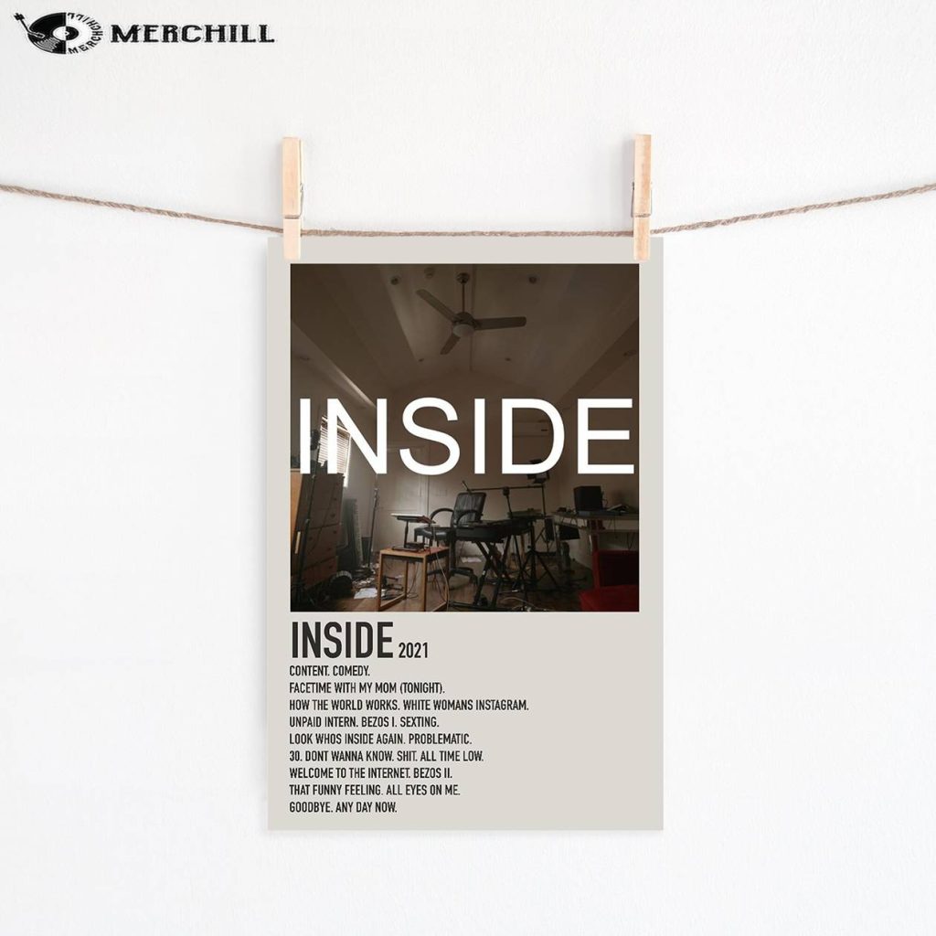 Bo Burnham Inside Album Cover Poster Music Gift - Happy Place for Music ...
