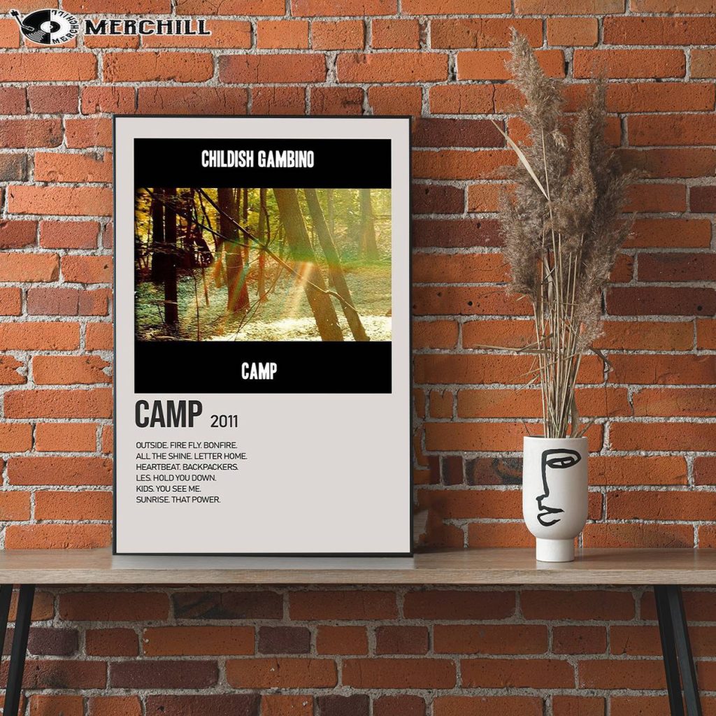 Childish Gambino Poster Camp Album Cover - Happy Place for Music Lovers