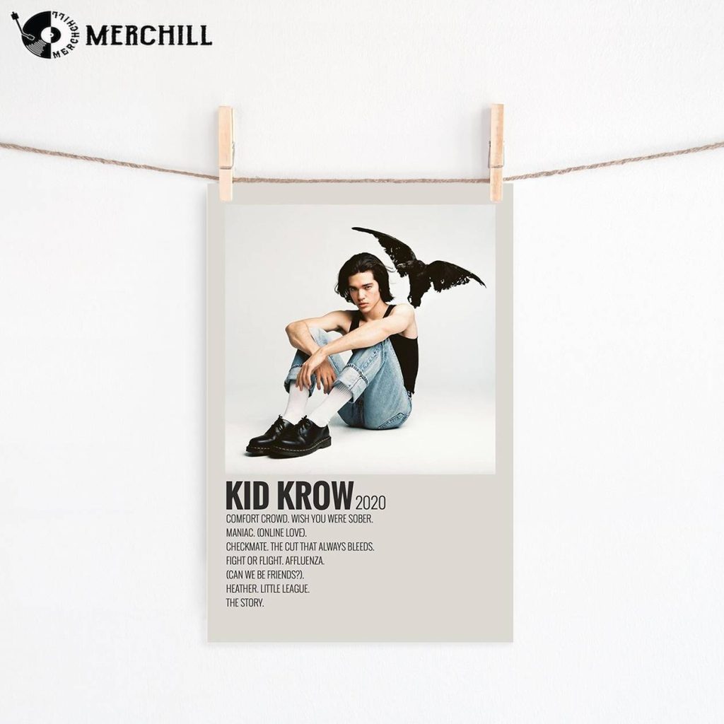 Conan Gray Kid Krow Album Poster Music Gifts - Happy Place for Music Lovers