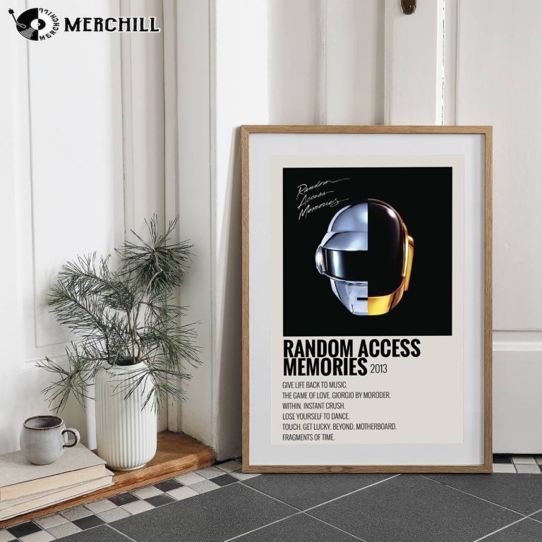 Daft Punk Random Access Memories Album Poster Music Gift - Happy Place ...