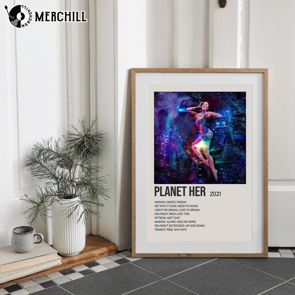 Doja Cat Poster Print Planet Her Poster - Happy Place for Music Lovers