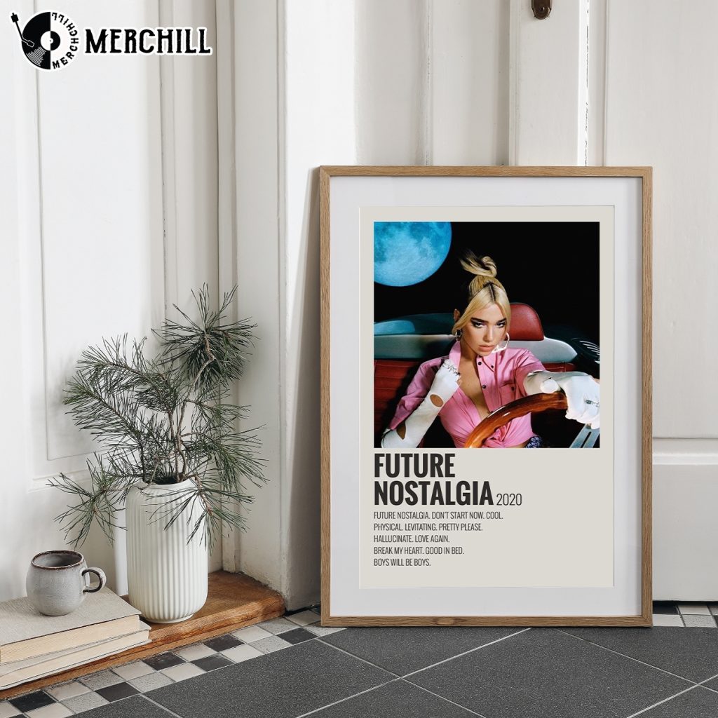 Dua Lipa Future Nostalgia Poster Music Gift - Happy Place for Music Lovers