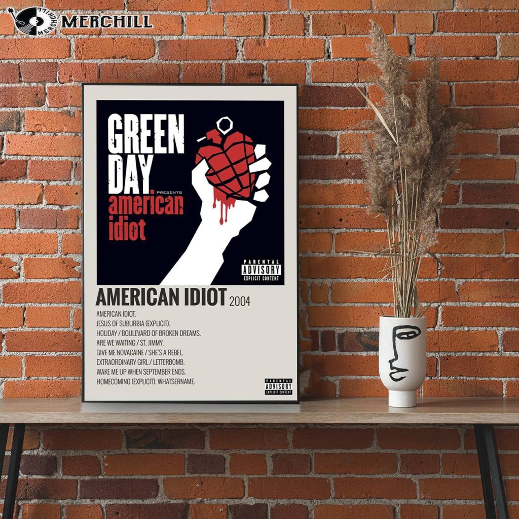Green Day American Idiot Album Cover Print Poster - Happy Place for ...