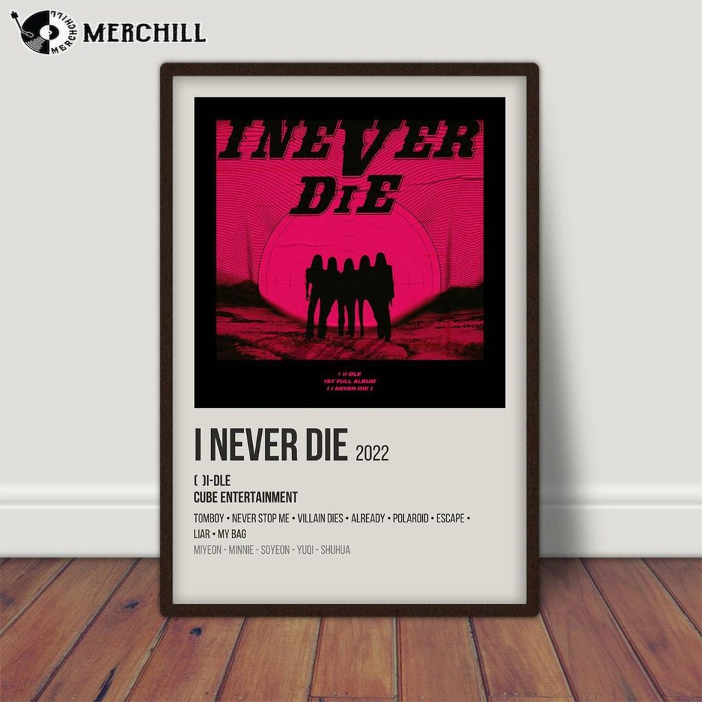 I Never Die Album Cover Poster (G)I-DLE Album - Happy Place for Music ...