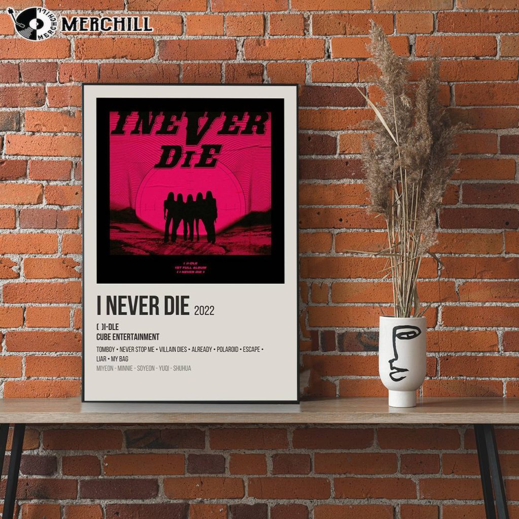 I Never Die Album Cover Poster (G)I-DLE Album - Happy Place for Music ...