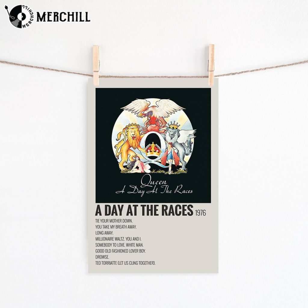 Queen A Day At The Races Poster Music Gift